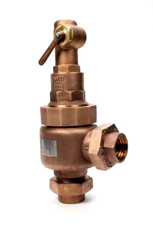Danco Bronze Semi-Nozzle Pressure Relief Valve with Flanged Connections ...